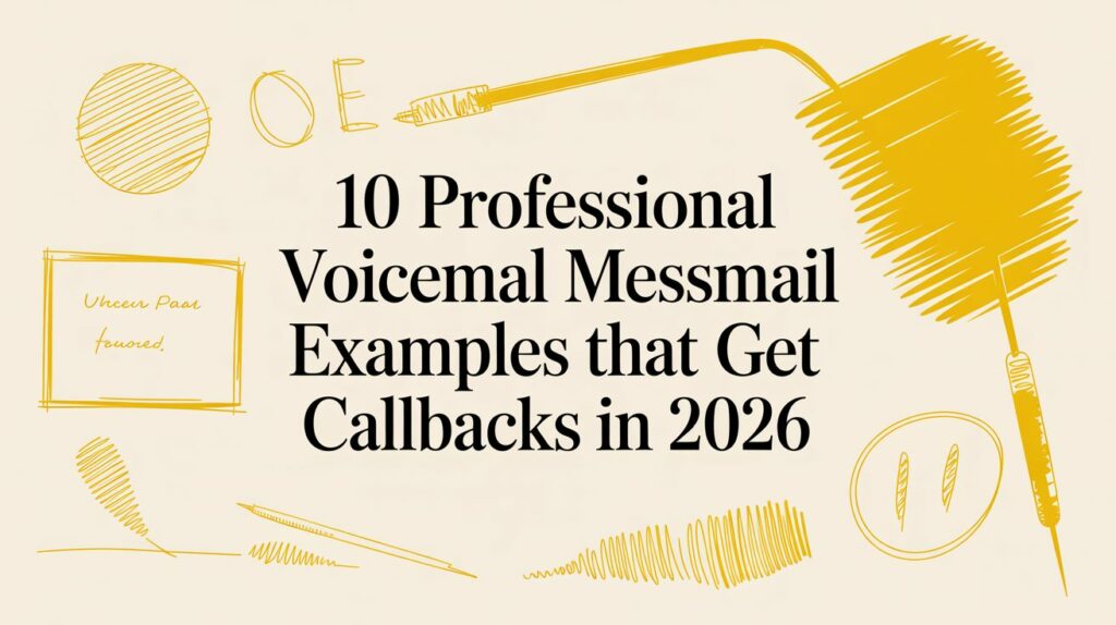 10 Professional Voicemail Message Examples That Get Callbacks in 2026 ...